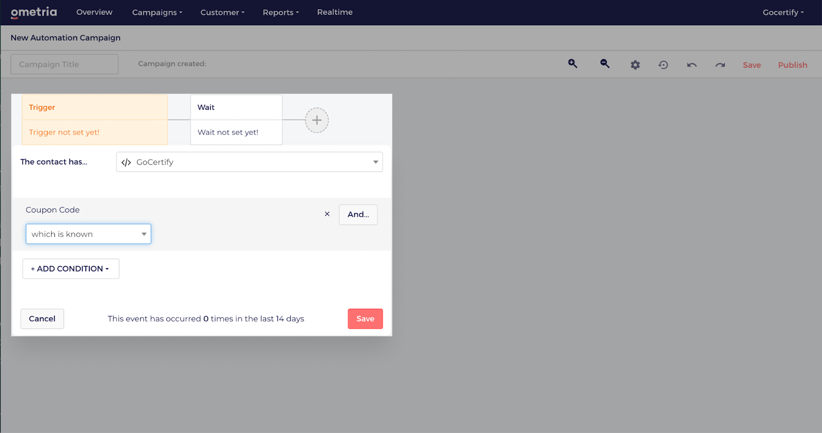 Setting up a gocertify integration – Ometria Help Centre