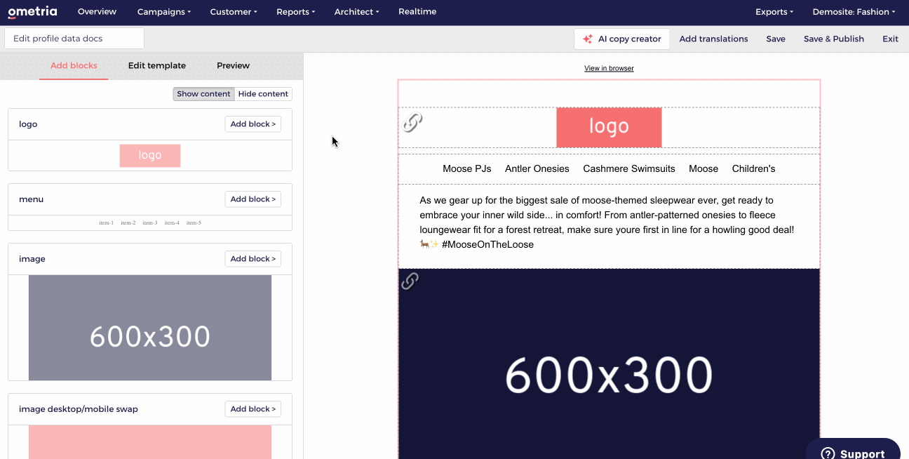 Edit Profile Data Ometria Help Centre