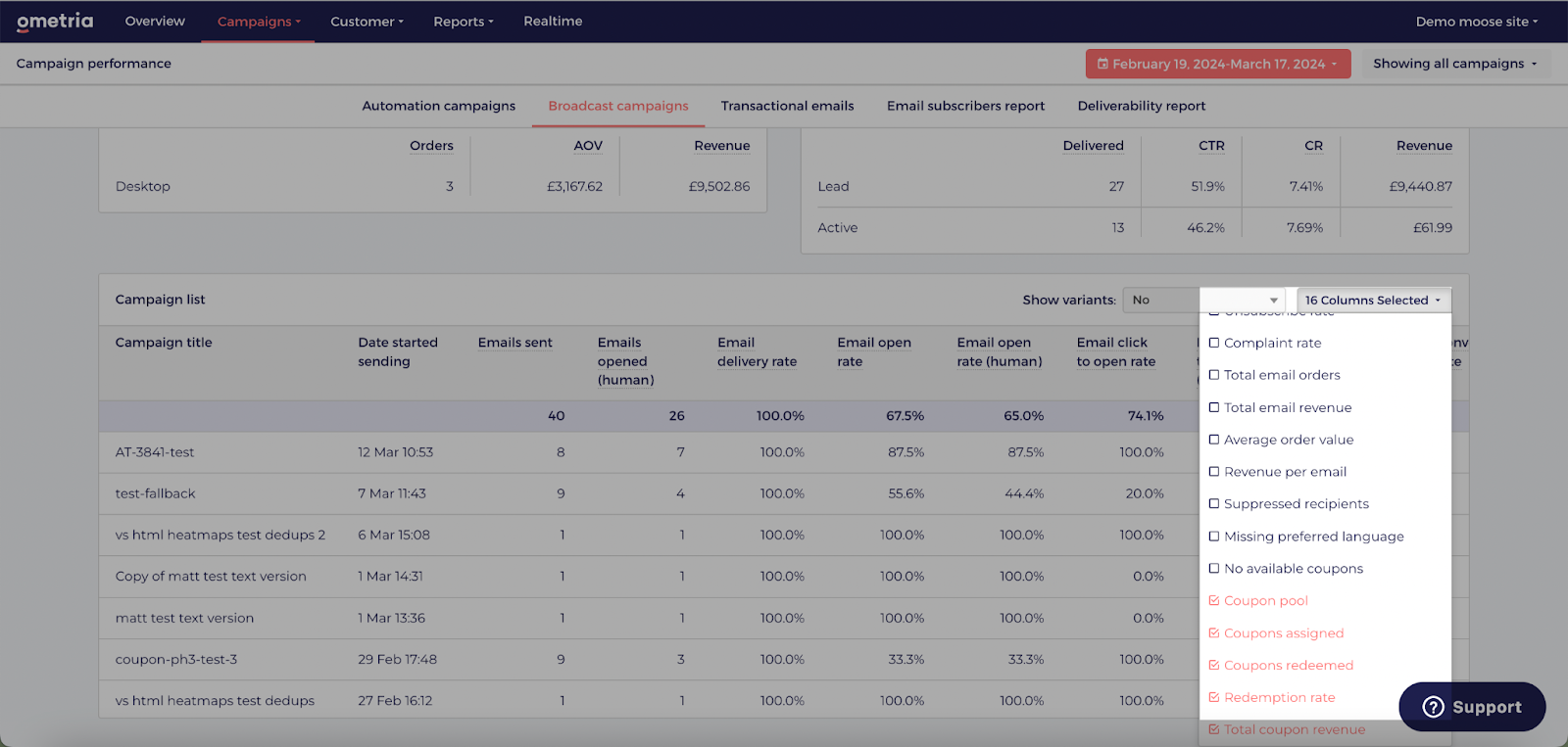 March 2024 – Ometria Help Centre