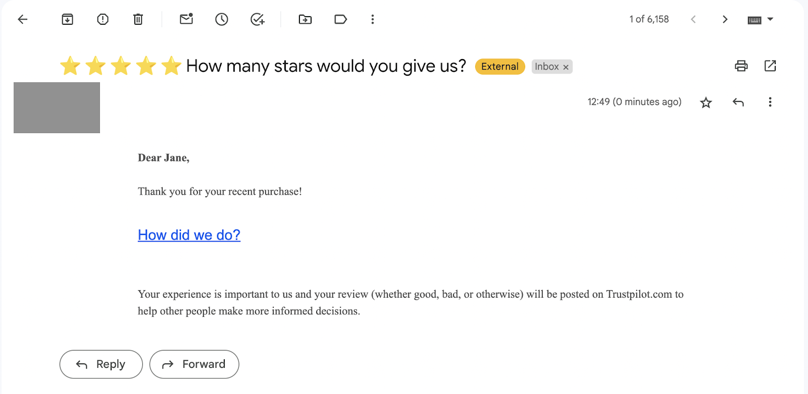 Send Trustpilot review invitations – Ometria Help Centre