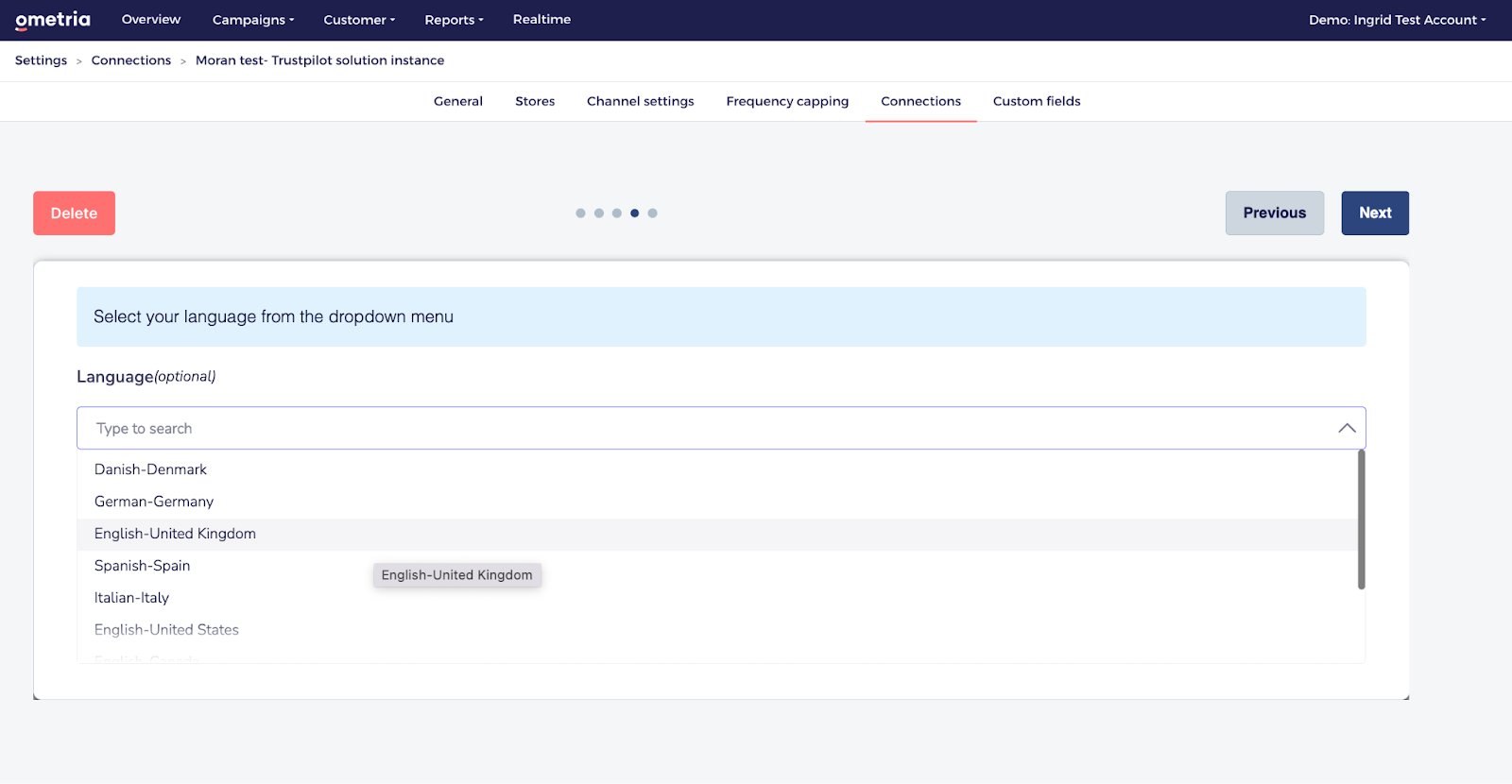 Send Trustpilot review invitations – Ometria Help Centre