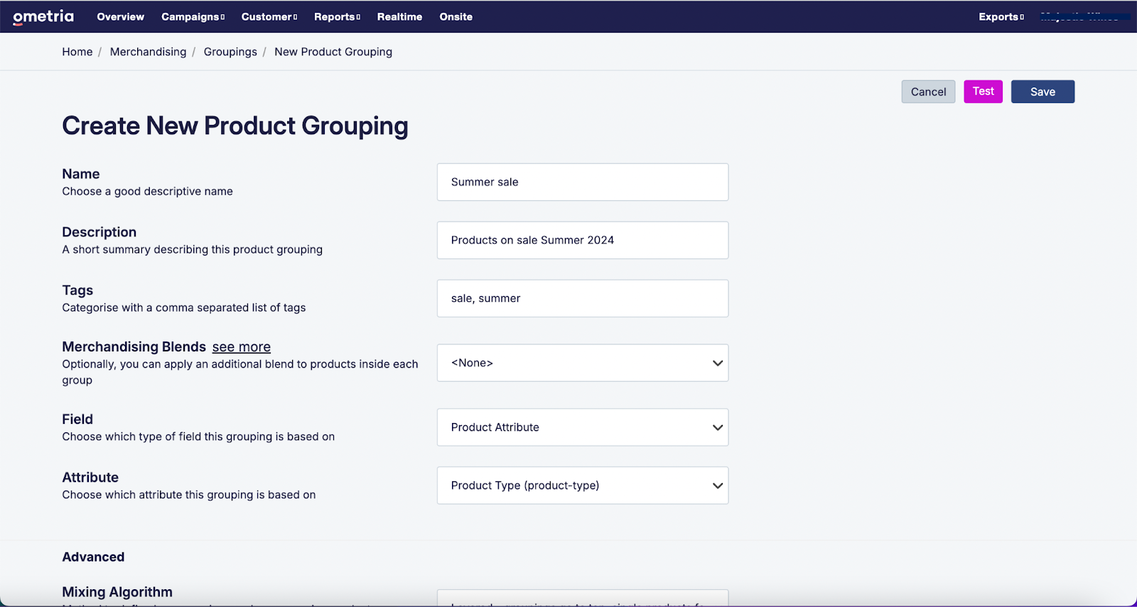 Product Groupings Ometria Help Centre