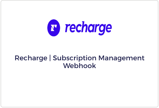 Setting up a Recharge integration – Ometria Help Centre
