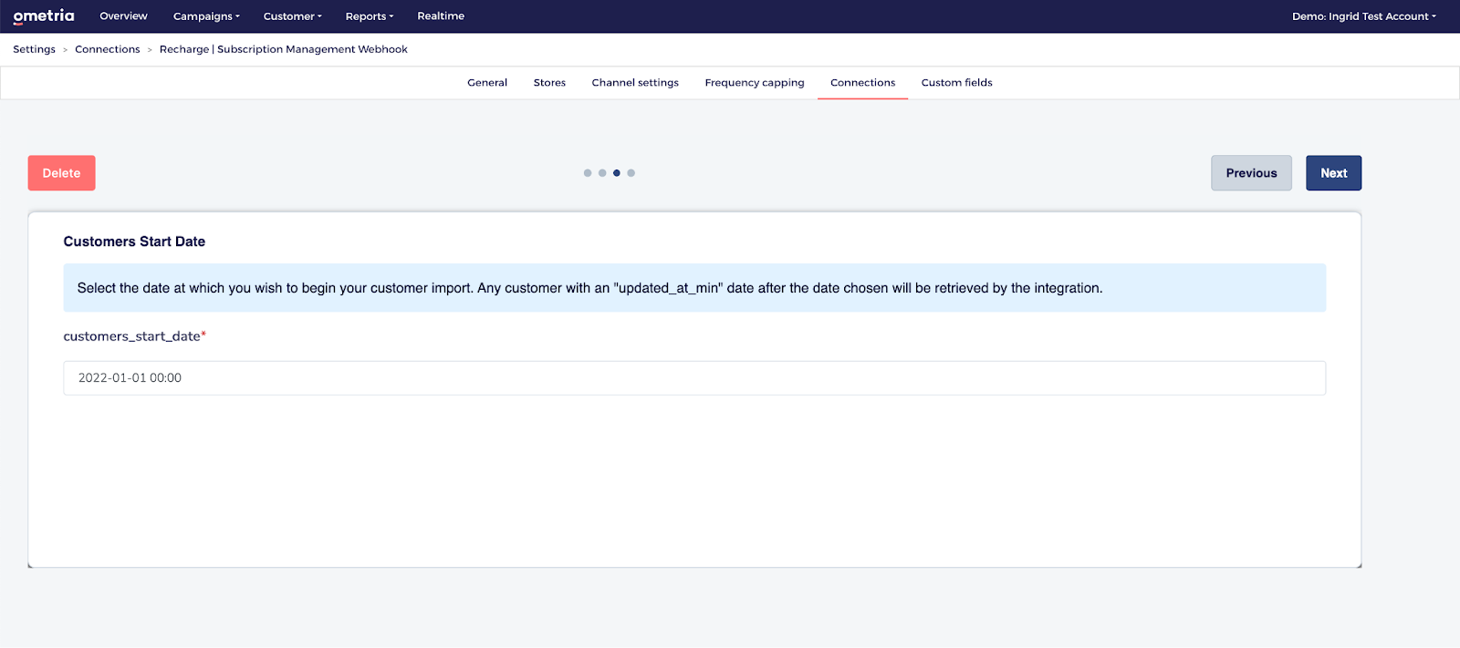 Setting up a Recharge integration – Ometria Help Centre